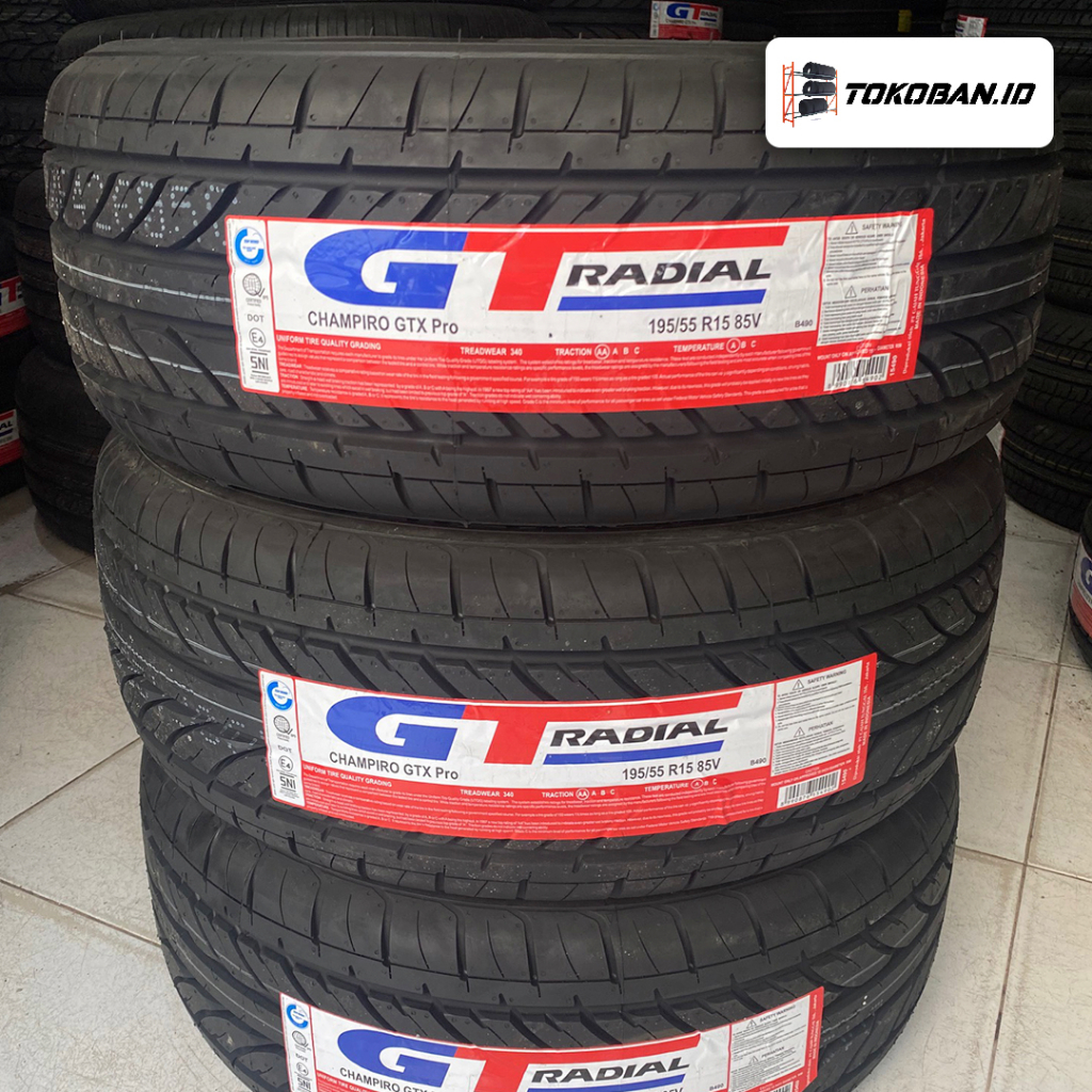 Jual Ban Mobil GT Radial CHAMPIRO GTX PRO 195/55 R15 | Shopee Indonesia