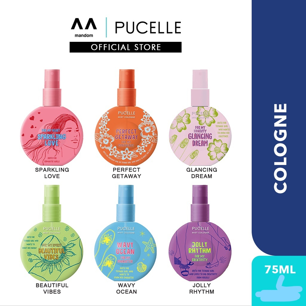 Jual Pucelle Mist Cologne Spray 75 ml (KECIL) | Shopee Indonesia
