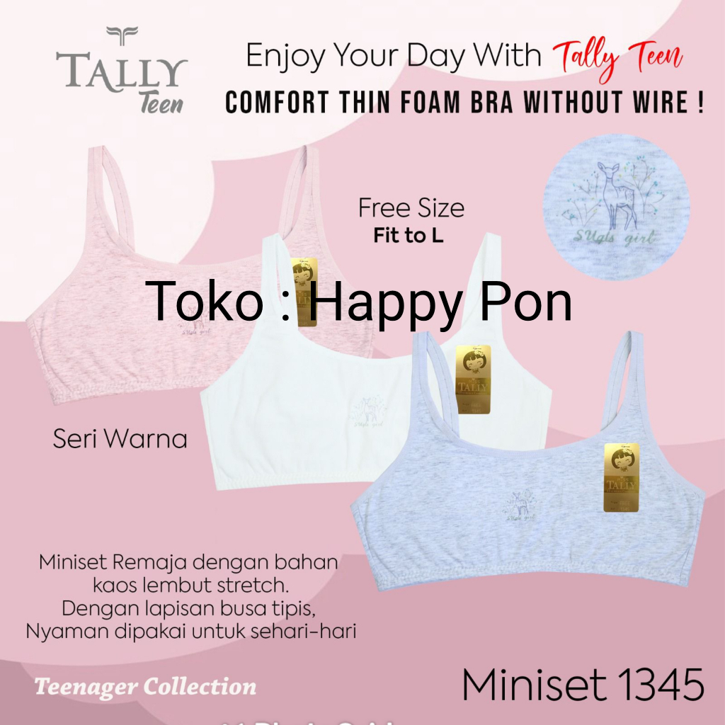 Jual Miniset Minibra BH ABG merk Tally 1345, 2212 | Shopee Indonesia