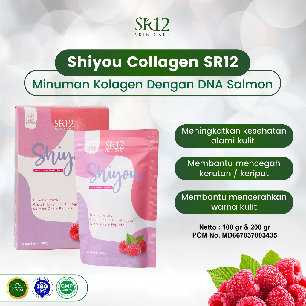Jual Shiyou Collagen DNA Salmon SR12 Herbal Skincare - Minuman Kolagen ...