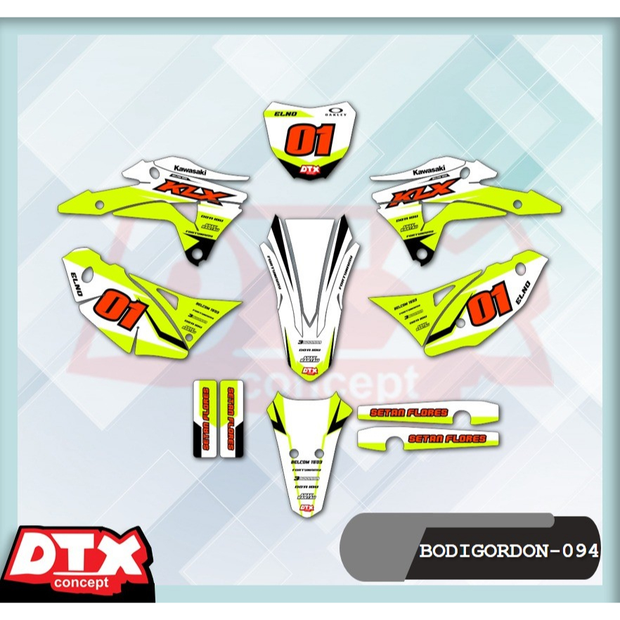Jual Decal Gordon full body decal gordon decal gordon supermoto stiker ...