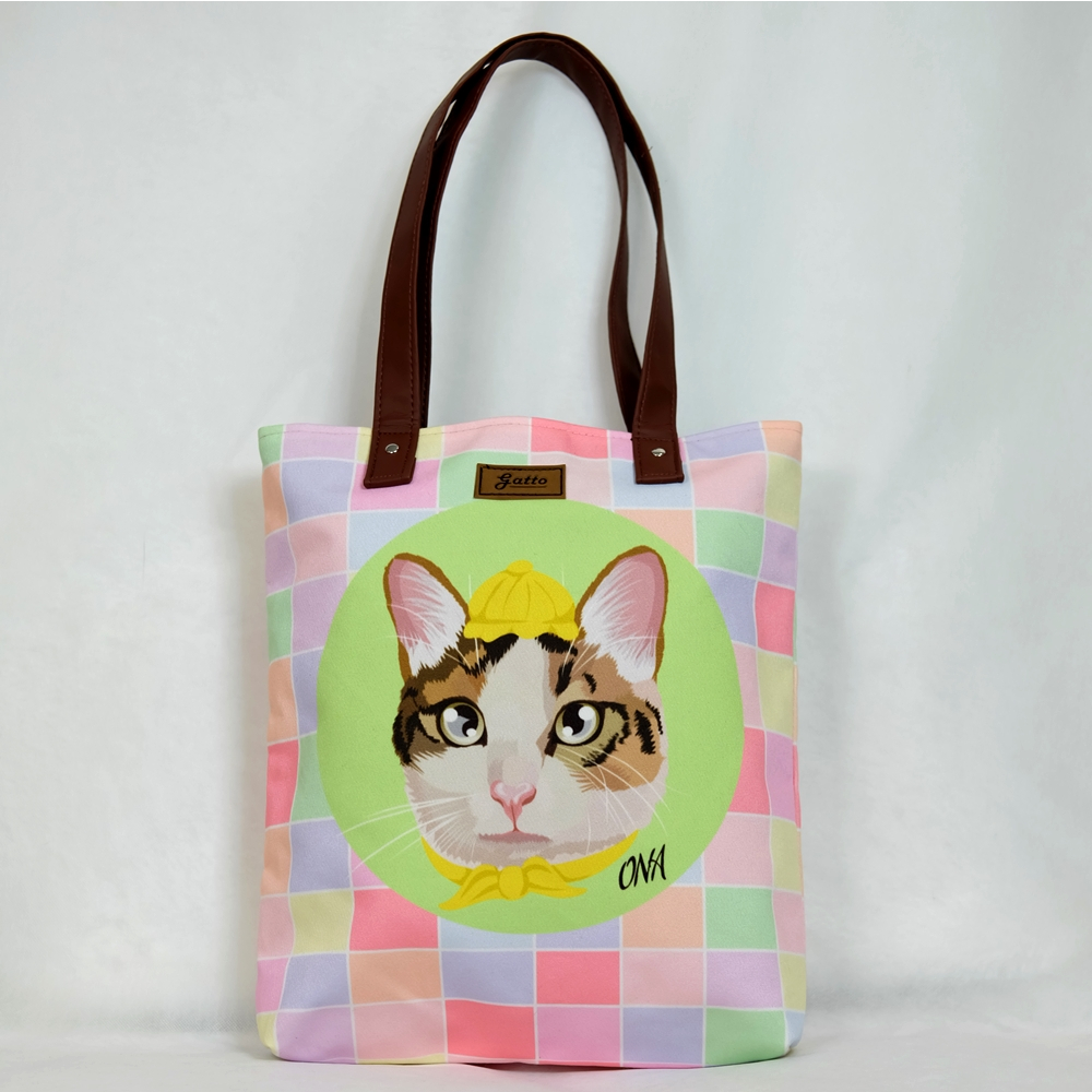 Jual Gatto - Tote Bag Motif Kucing Untuk Catlovers | Shopee Indonesia