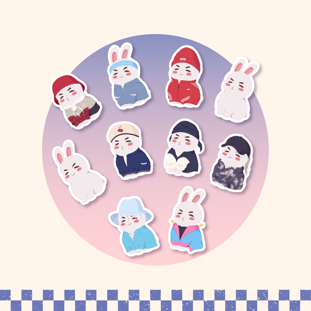 Jual Seungcheol Jeonghan Joshua 95L Sticker Set by sushihoshii | Shopee ...