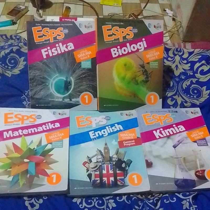 Jual Esps SMA kelas 10 11 & 12 ( Geografi. bio,fis, kimia, English, matematika bahasa Indonesia ...