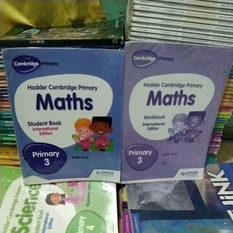 Jual HODDER CAMBRIDGE PRIMARY MATHS 3 STUDENT BOOK DAN WORKBOOK ...