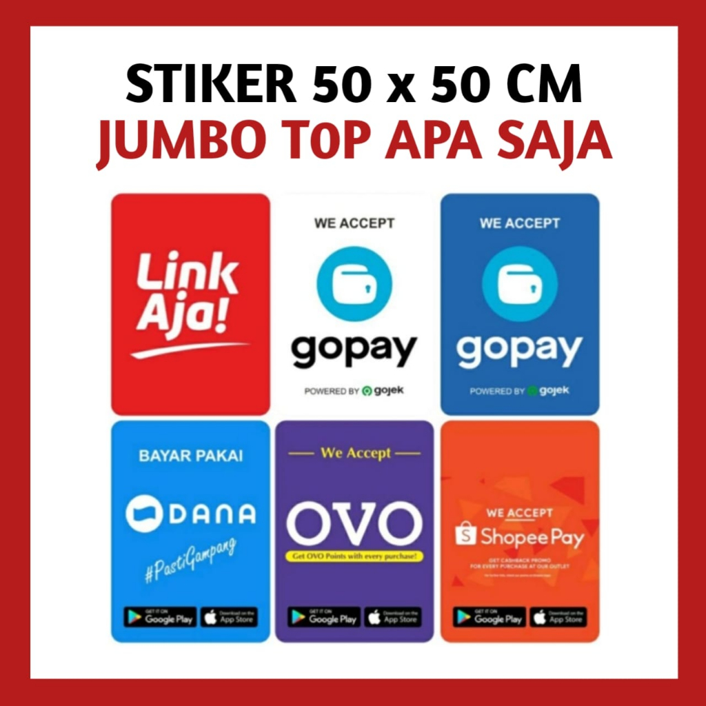 Jual stiker top apa saja bisa | Shopee Indonesia
