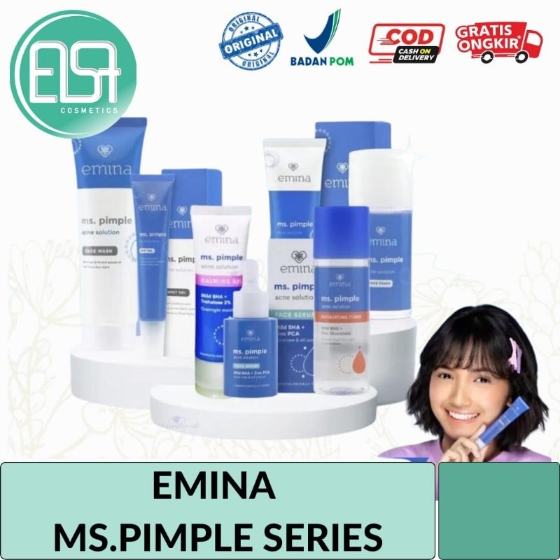 Jual Emina Ms.Pimple Series / Emina Paket Acne Solution | Shopee Indonesia