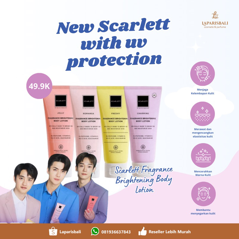 Jual SCARLETT BODY LOTION TUBE (EXO) | Shopee Indonesia