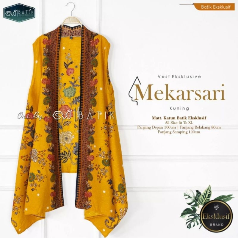 Jual VEST OUTER BATIK UNGGUL CARDIGAN LONGCARDI BATIK OUTFIT ELEGAN ...