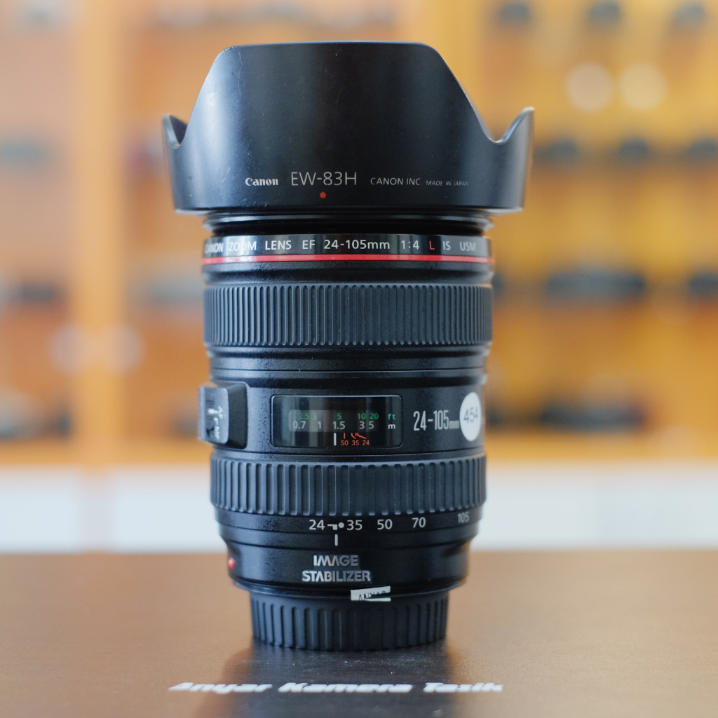 Jual Lensa CANON 24 105mm F4L USM Mulus Murah | Shopee Indonesia