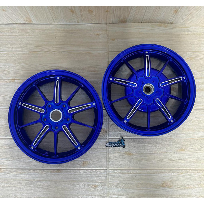 Jual Rims Velg CNC Drag Blue Biru Vespa Sprint Primavera LX S R12 ...