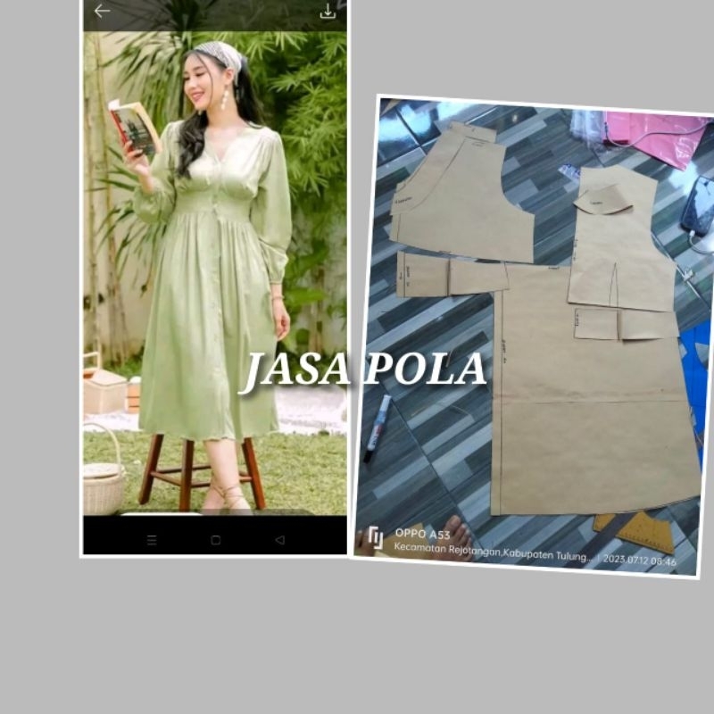 Jual pola instan dress hijau | Shopee Indonesia