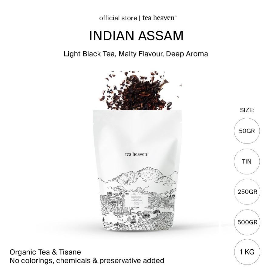 Jual Tea Heaven Indian Assam Black Tea | Shopee Indonesia