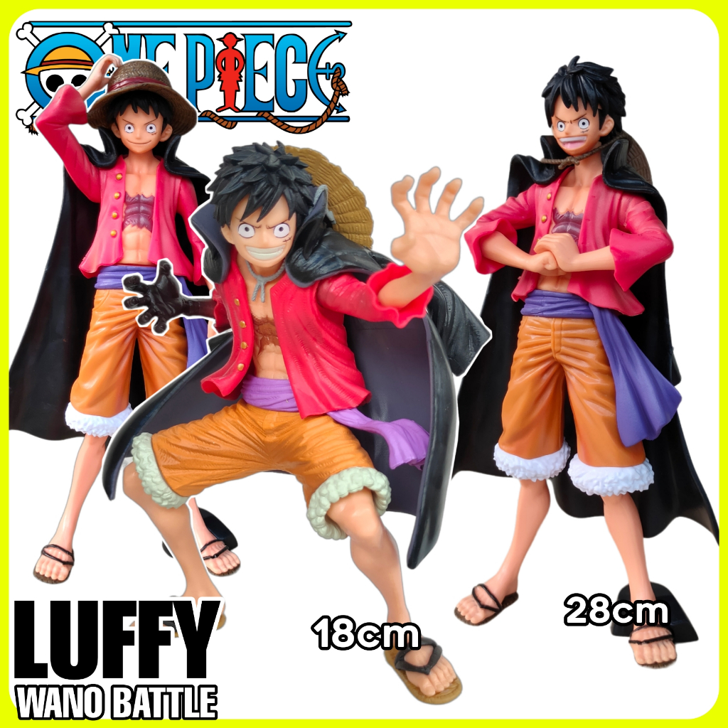 Jual Action Figure KOA ONE PIECE LUFFY WANO BATTLE Miniatur Pajangan ...