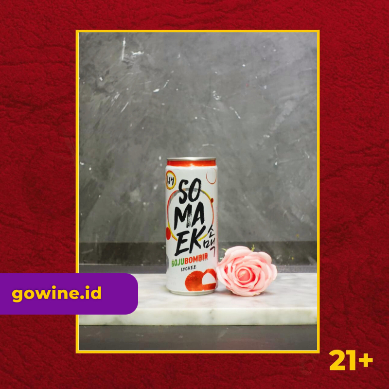 Jual Bae Somaek Soju Beer Lychee Can 320ml - SOMAEK Soju Bombir Lychee | Shopee Indonesia