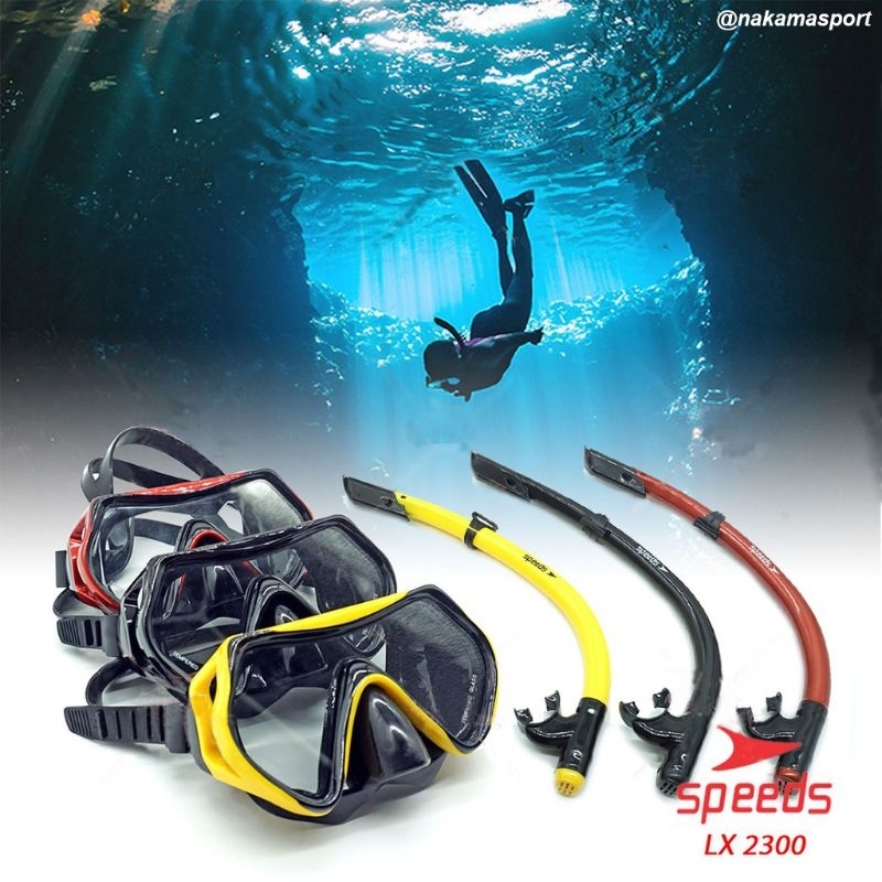 Jual Kacamata Selam Scuba Kacamata Diving Alat Snorkeling Tempered ...