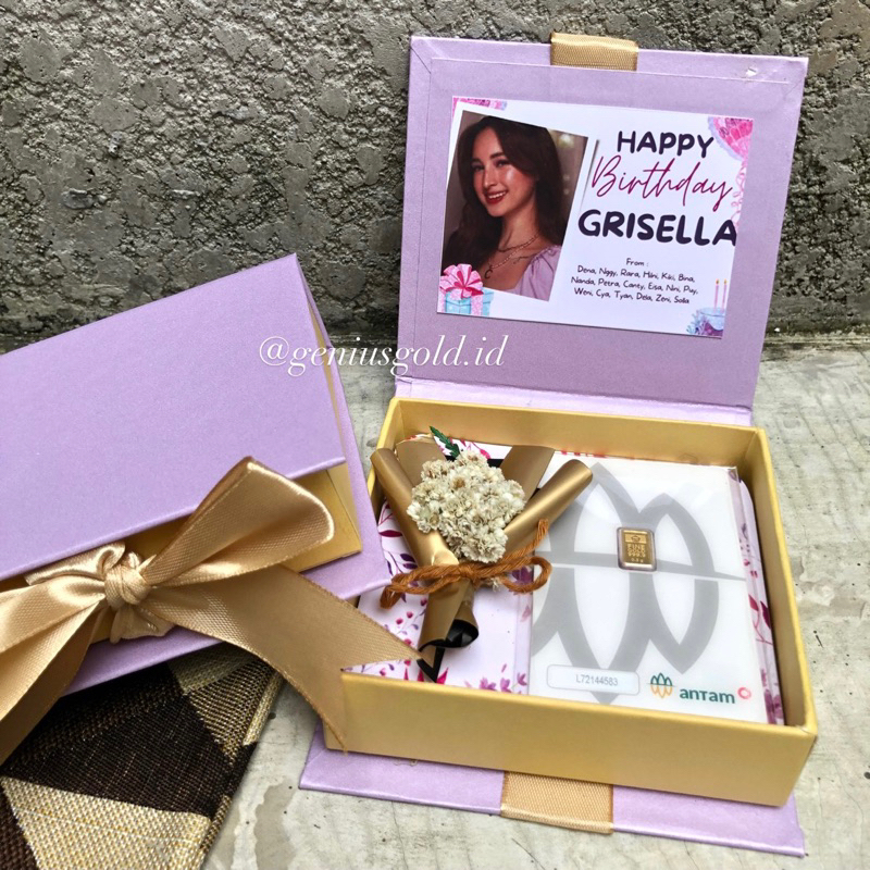 Jual [PO 1 HARI] Gift Box Antam / Gift Box Emas / Hampers Emas / Kotak ...