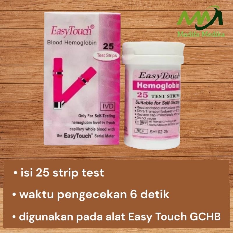 Jual Strip Easy Touch HB Hemoglobin Strip ET HB ET Hemoglobin | Shopee ...