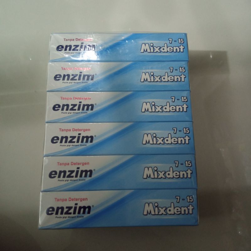 Jual Enzim Mixdent Pasta Gigi Tanpa Detergen 63g expired 2026 | Shopee Indonesia