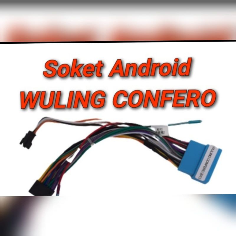 Jual kabel soket head unit android plug n play mobil wuling confero ...