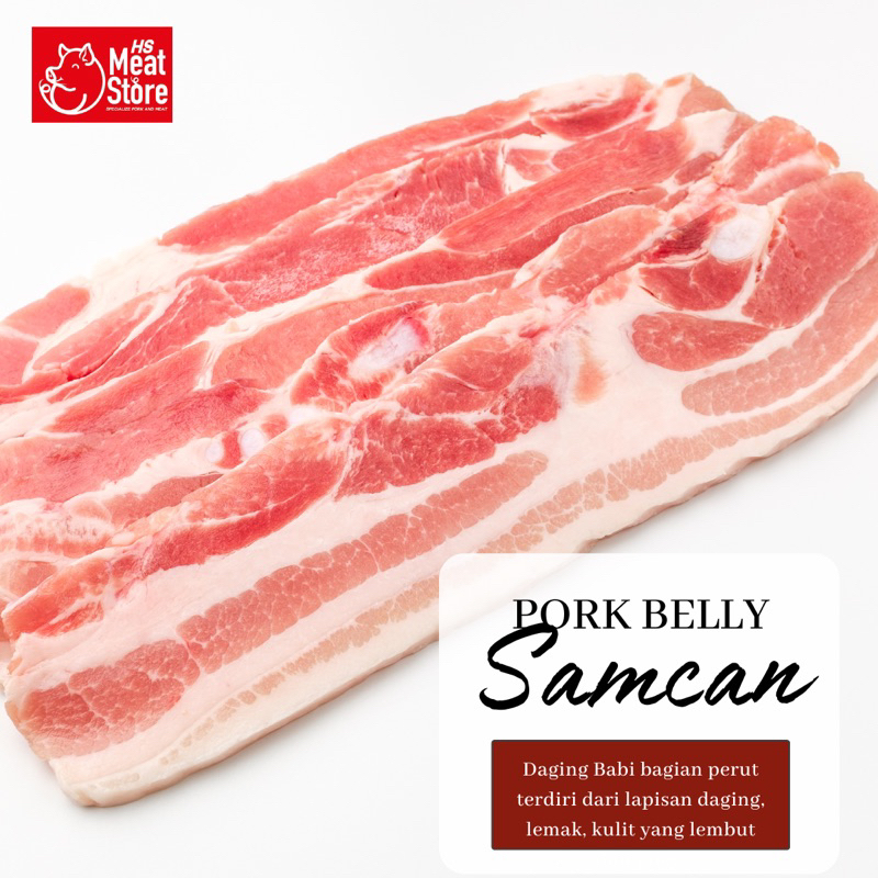 Jual Samcan Babi Premium / Samsam / Pork Belly Premium 1kg ( 1000gr ...