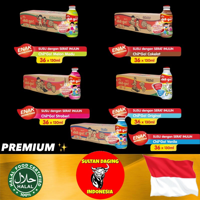 Jual SUSU UHT CHILGO KARTONAN 36x130ml/ SUSU UNTUK ANAK 5 TAHUN/VARIAN ...