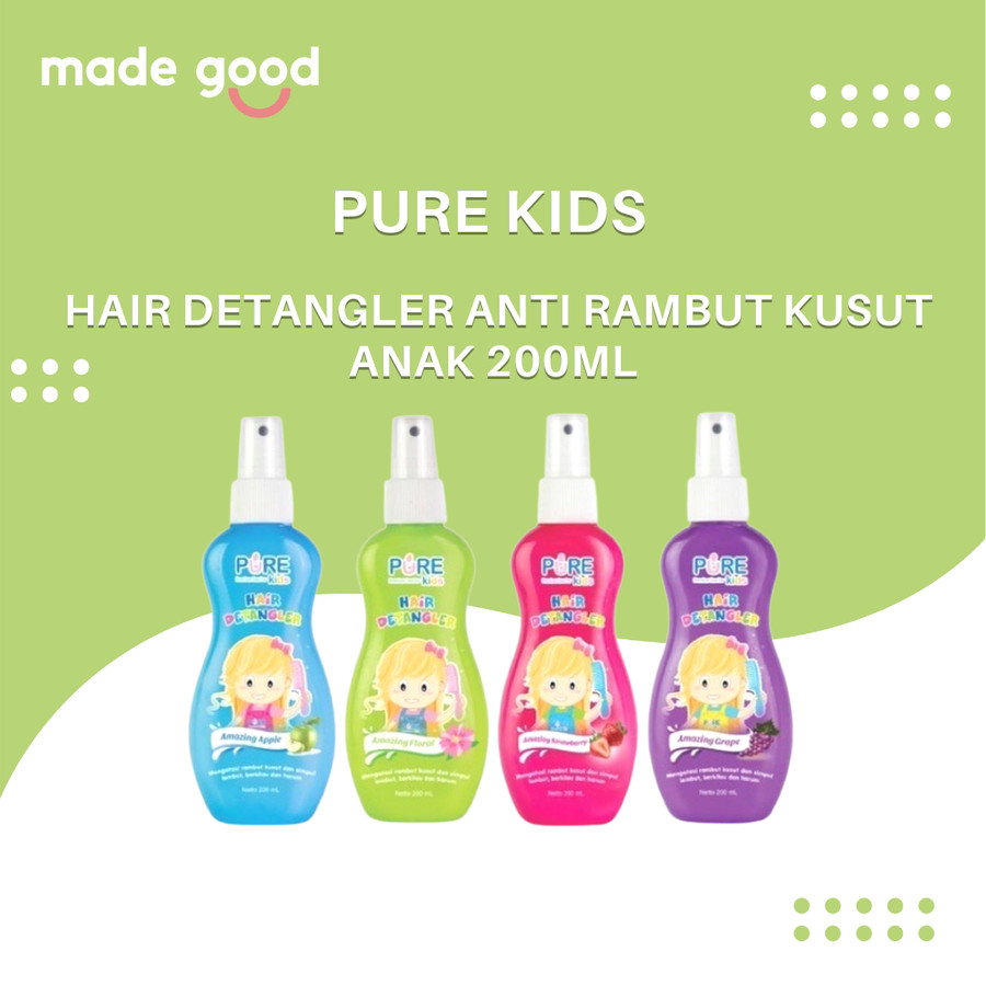 Jual Pure Kids / Purebaby Hair Detangler Anti Rambut Kusut Anak - 200ml ...
