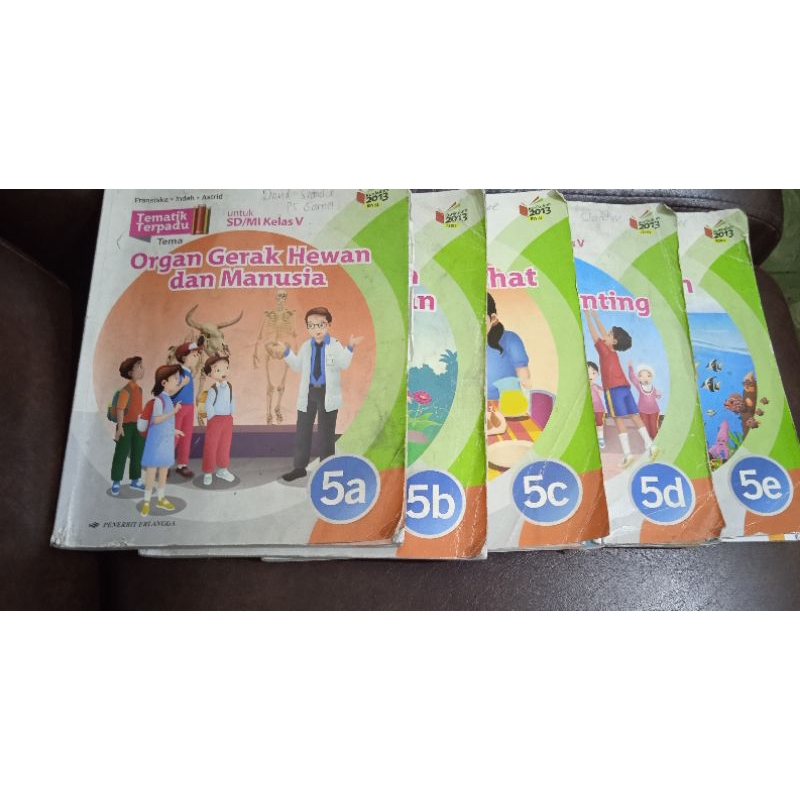 Jual TEMATIK TERPADU, SD kelas 5 , jilid 5a, 5b, 5c, 5d, 5e | Shopee ...