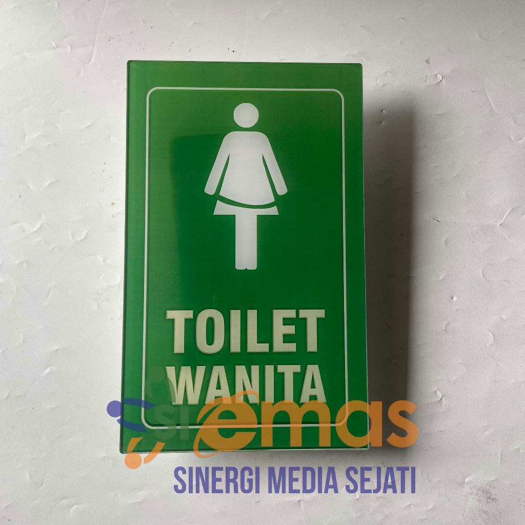 Jual Papan Akrilik Tanda Toilet Wanita | Akrilik Tanda Toilet Khusus ...