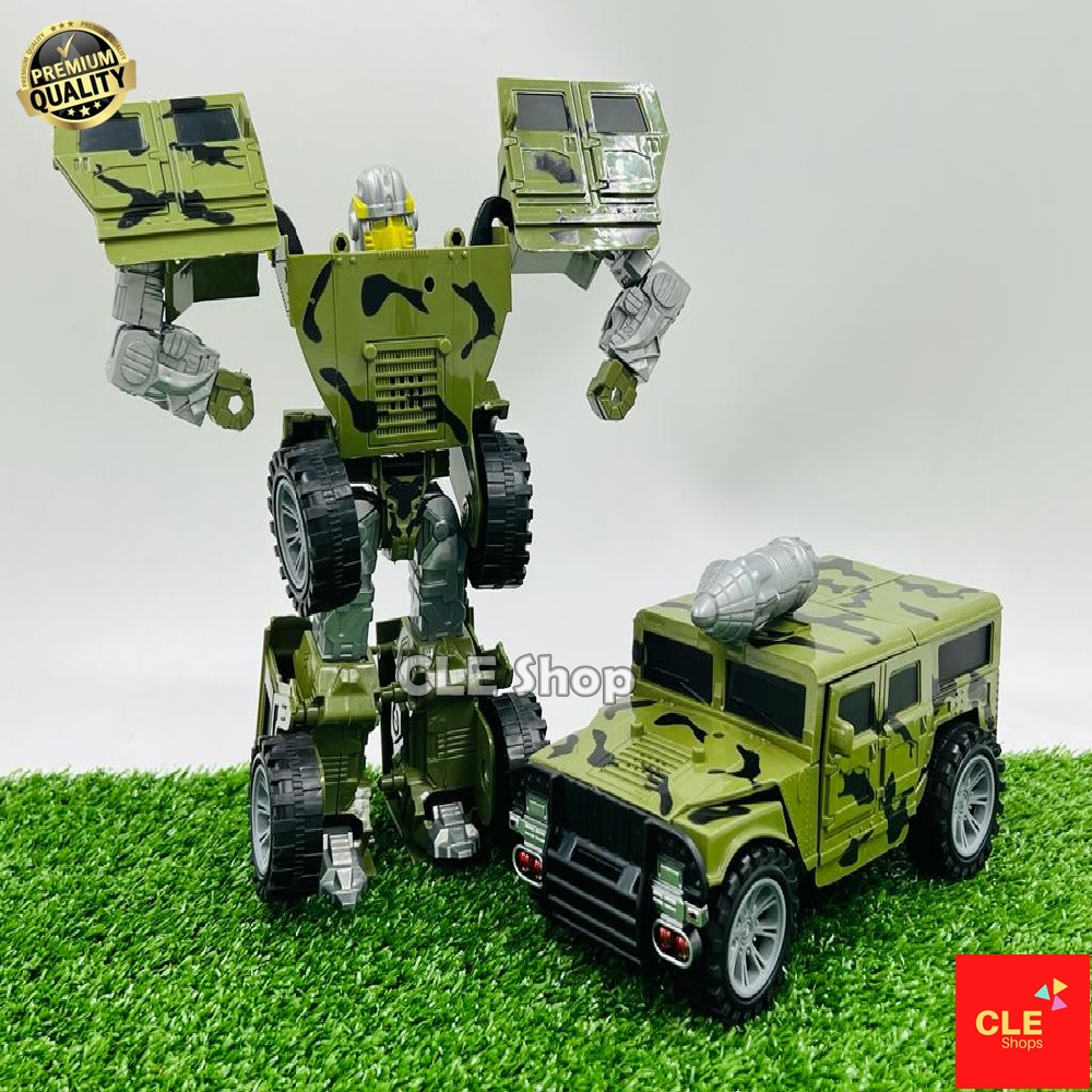 Jual Mainan Anak Robot Tank Transformer Besar Robot Jadi Mobil Tank ...