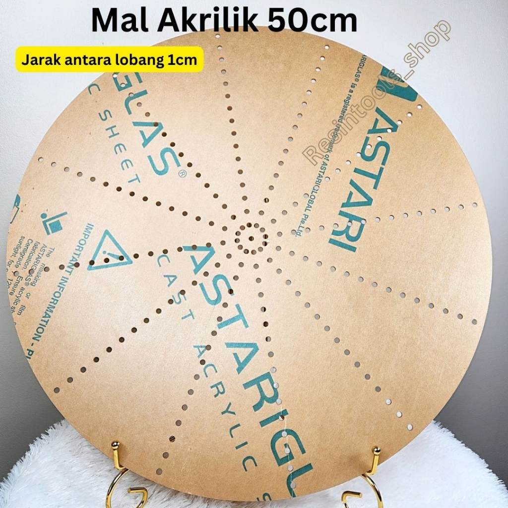 Jual Mal Jam Akrilik / alat pengukur letak jarum dan angka jam dinding ...