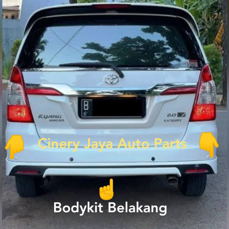 Jual SPOILER Body Kit BODYKIT Belakang INNOVA Luxury ORIGINAL | Shopee ...