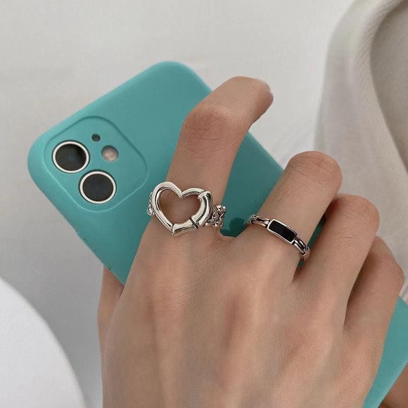Jual Rings Love Female Open Ring Ins Trendy Index Finger | Shopee Indonesia