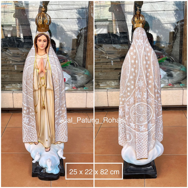 Jual Patung Maria Fatima Batik 80 cm | Shopee Indonesia