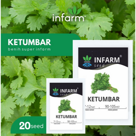 Jual INFARM - Benih Biji Bibit Super Daun Ketumbar | Shopee Indonesia