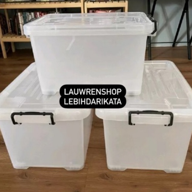 Jual BOX CONTAINER 30 liter MULTICLUB BENING ADA RODA DI BAWAH | Shopee ...