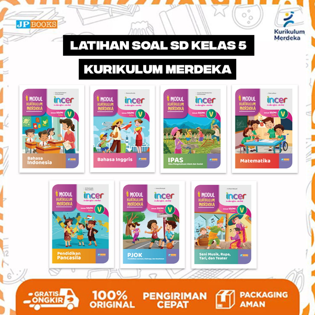 Jual JP Books - Buku Siswa Modul Incer [Gab] Latihan Soal Sd Kelas 5 ...