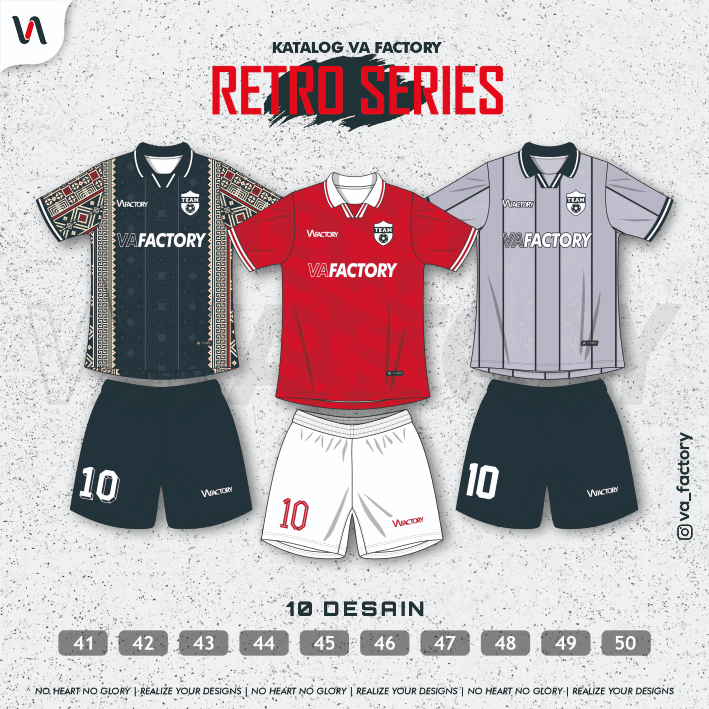 Jual CLASSIC RETRO JERSEY FUTSAL & JERSEY SEPAK BOLA PRINTING SATUAN ...