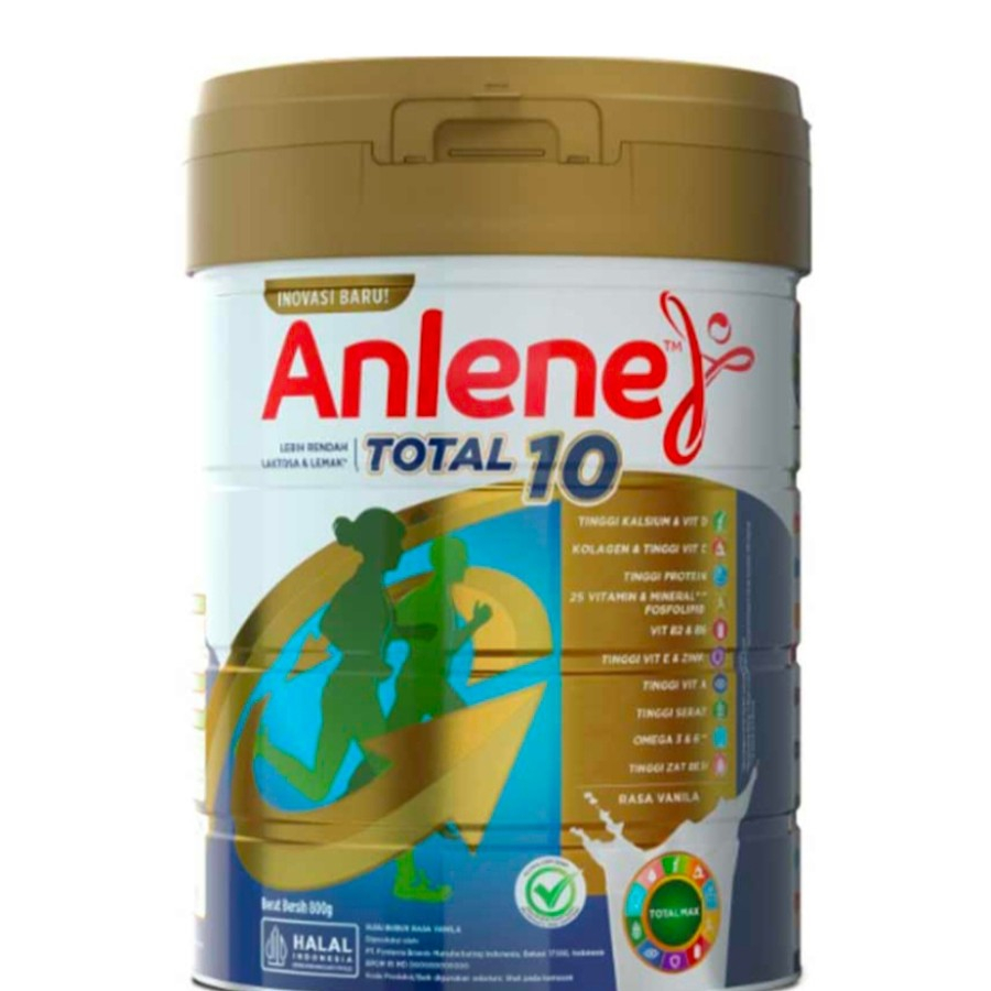 Jual anlene total 10 vanilla high calcium 800 gr | Shopee Indonesia