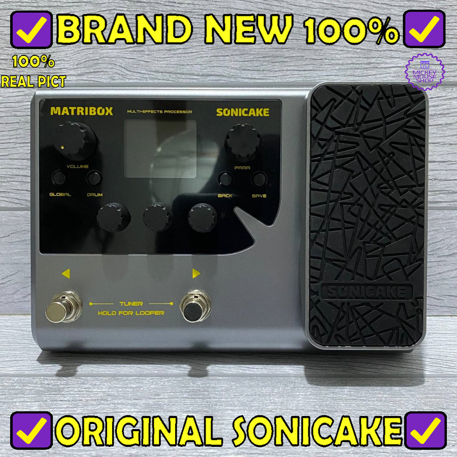Jual Efek Gitar SONICAKE Matribox QME-50 Multi Effects Processor Pedal ...