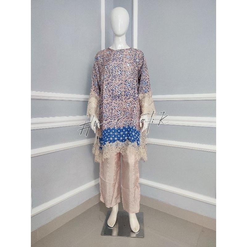 Jual WIKE BATIK | ONE SET FARA TUNIK TUNIC KULOT VISCOSE | BATIK TRUSMI ...