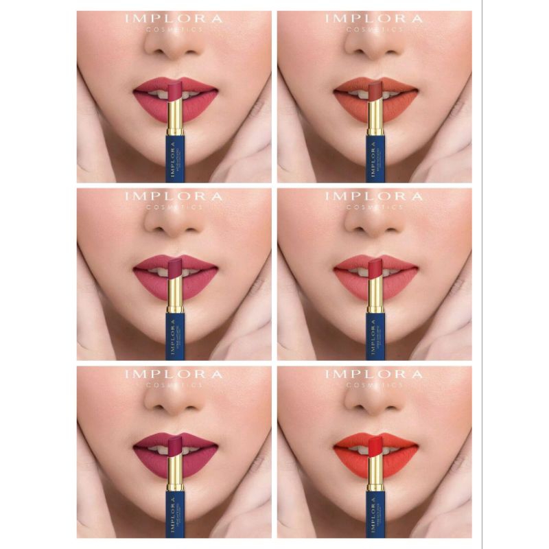 Jual IMPLORA INTENSE MATTE LIPSTICK LONG LASTING FINISH | Shopee Indonesia