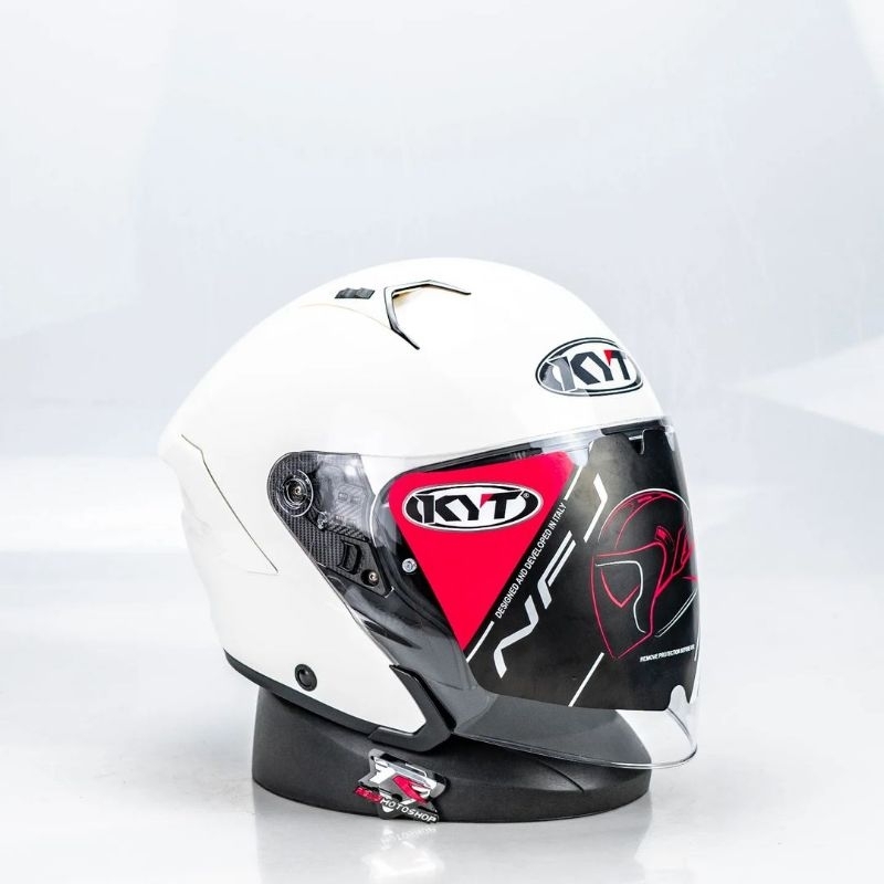 Jual Helm KYT NFJ Solid White / NFJ Putih Polos / Original | Shopee ...