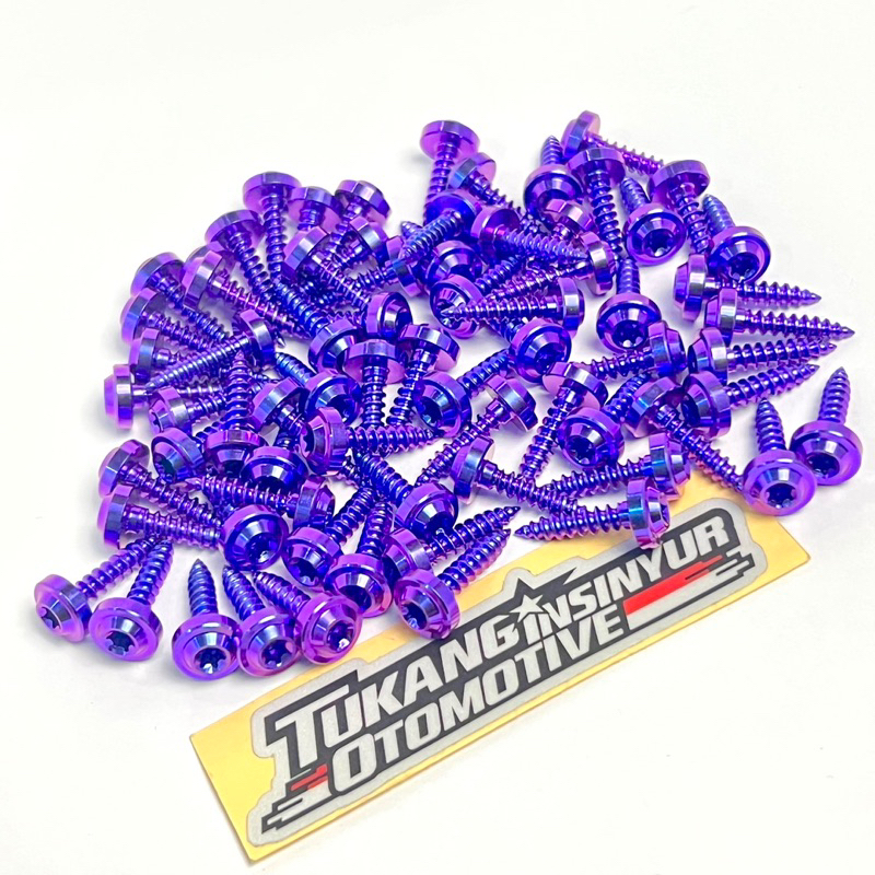 Jual Baut Titanium Untuk Body Honda Universal Harga (1 PCS) | Shopee ...