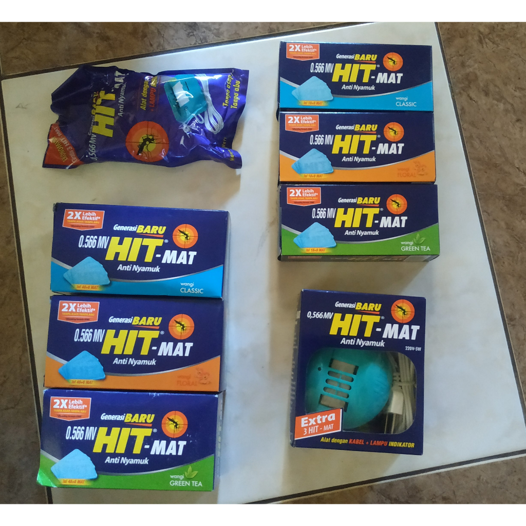 Jual Hit Mat Alat dan Refill 18+9/48+6 Anti Nyamuk Listrik/Obat Nyamuk ...
