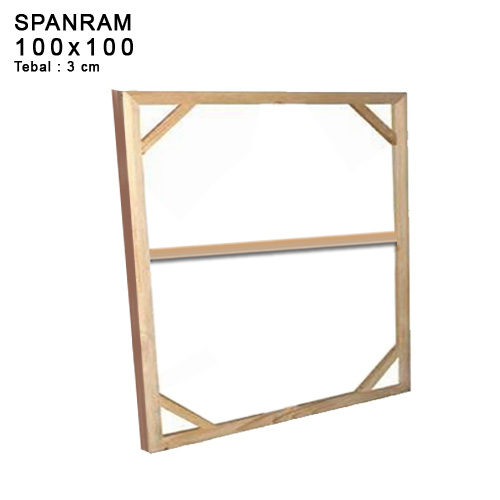 Jual Spanram Frame Rangka Kayu 100x100 cm Frame | Shopee Indonesia
