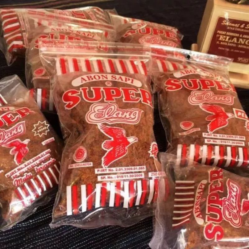 Jual Abon Sapi Asli Boyolali Super Cap Elang Kemasan 250gr Manis ...