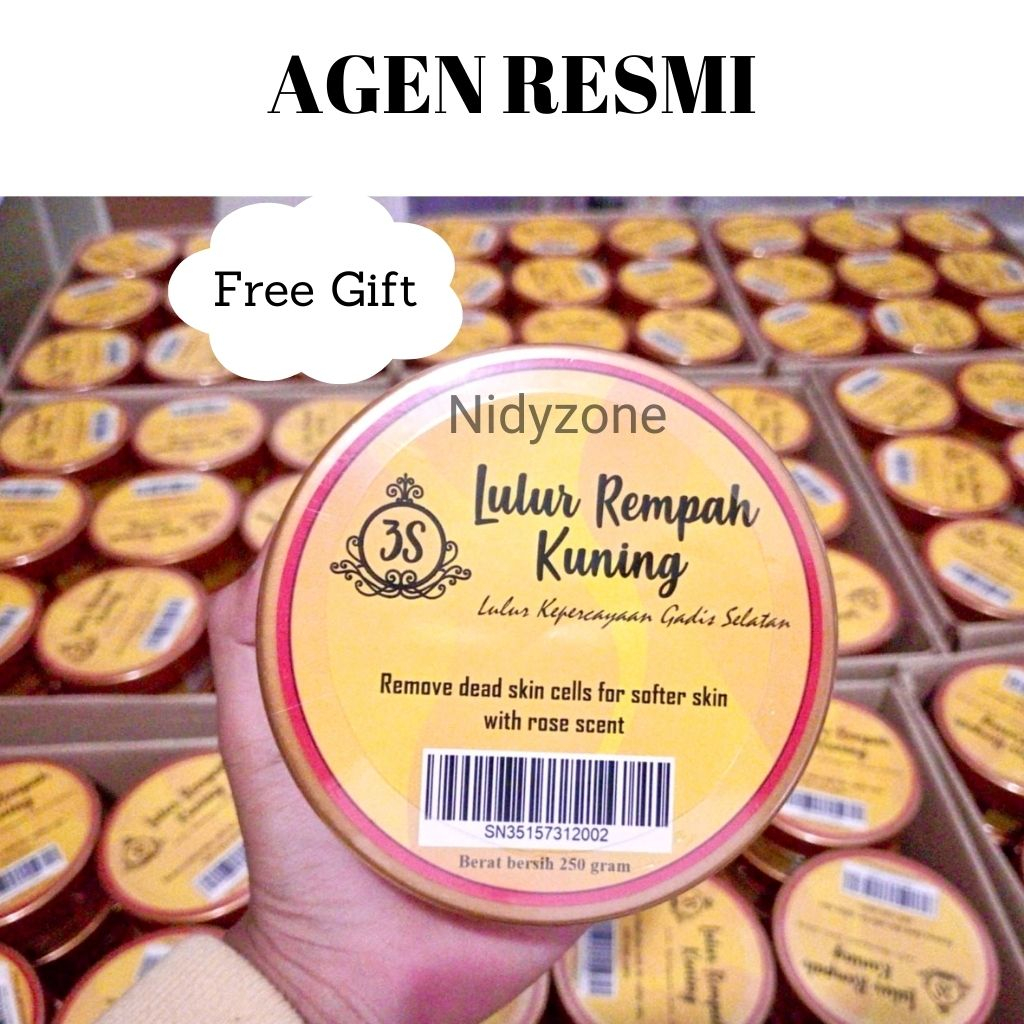 Jual LULUR REMPAH KUNING 3S ORIGINAL 250 gr LULUR PEMUTIH BADAN ...