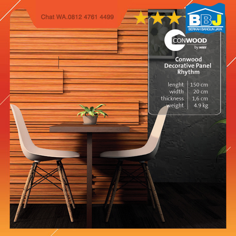 Jual CONWOOD Decorative Panel Rhythm / Conwood Dinding | Shopee Indonesia