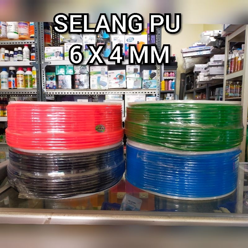 Jual SELANG PU 6MM SELANG 6mm Pressure Medium Mist PU POLYURETHANE 6mm ...